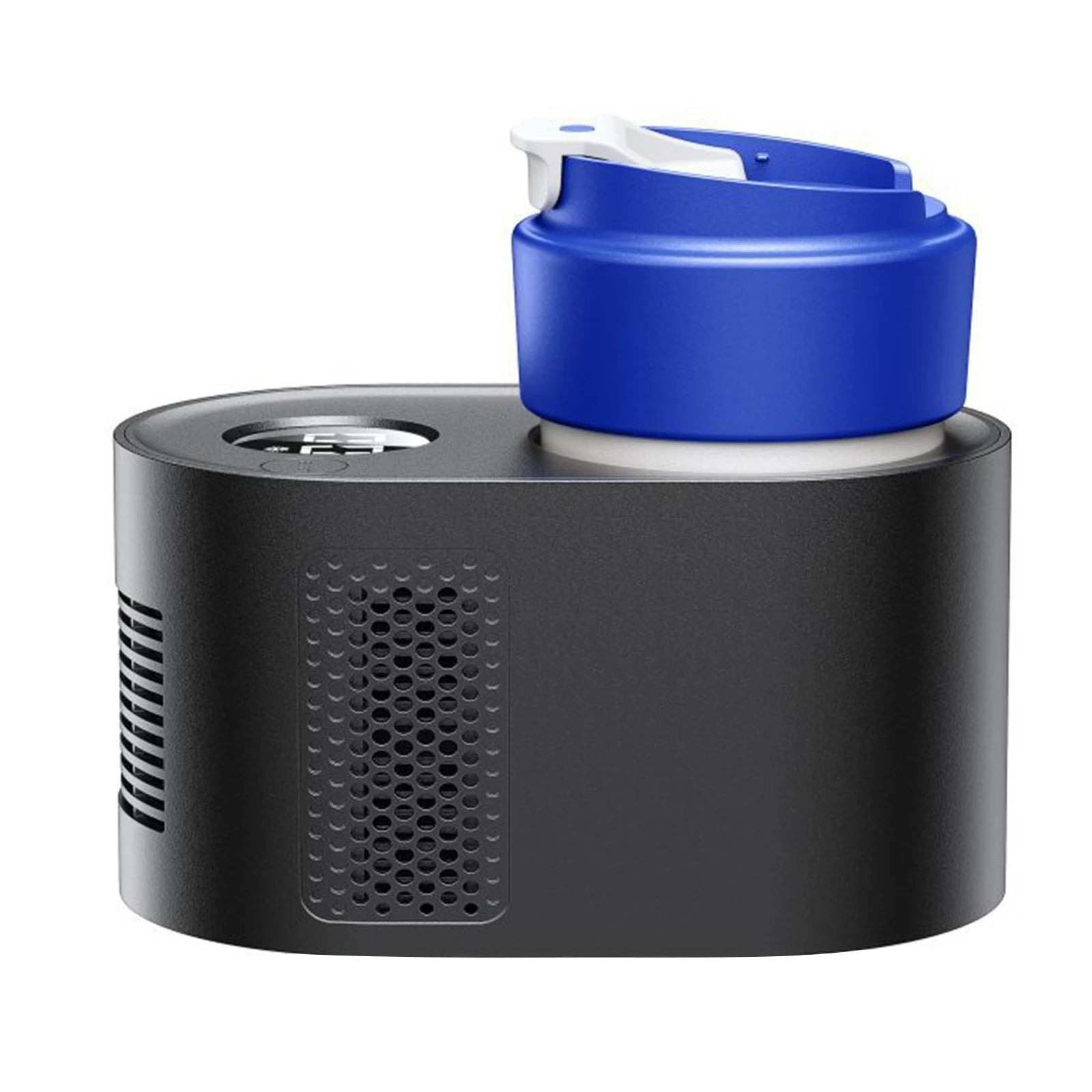 2-in-1 car cup cooler and heater. Keep your drinks hot or cold during ...