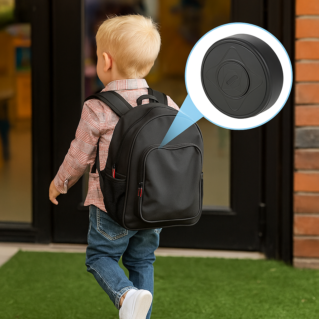 GPS Backpack Tracker for Kids | Real-Time Location, Safe Zone Alerts ...