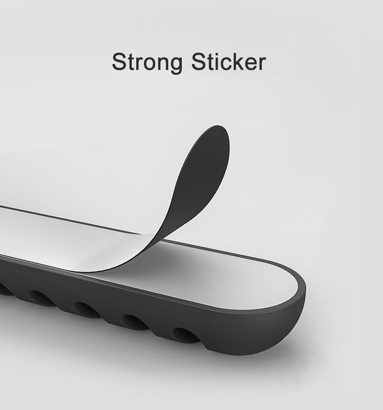 Flexible Silicone Cable Holder & Organizer – TheVorTech