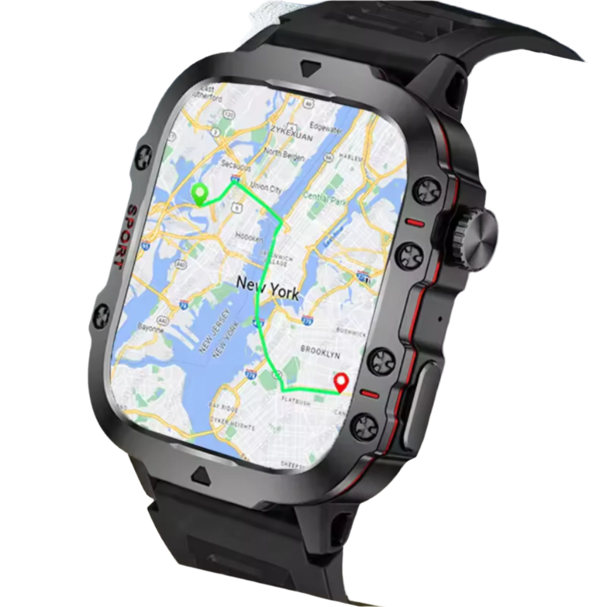 Men’s Rugged Outdoor GPS Smartwatch | Waterproof, Bluetooth Calling ...