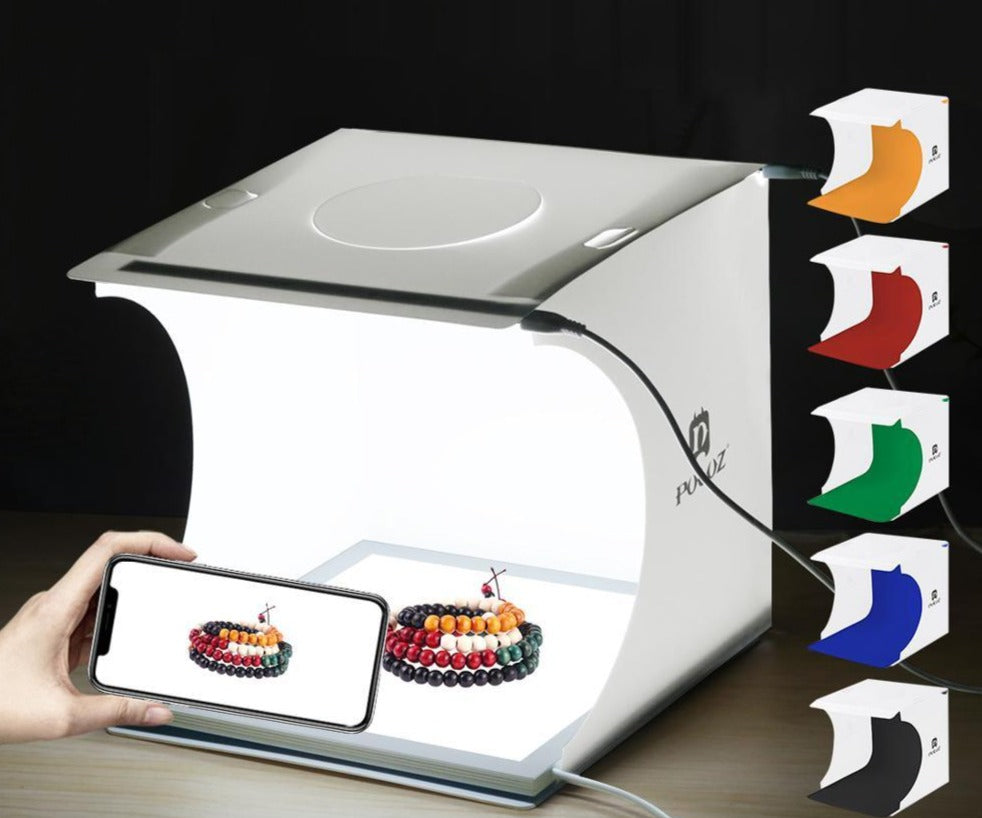 Portable Photo Studio with LED Lighting | Compact, Easy Setup & Ideal ...